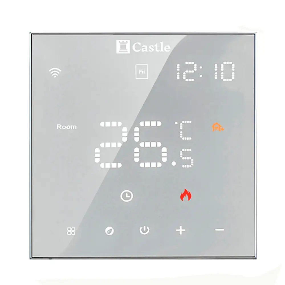 Терморегулятор для теплої підлоги Castle AC-602Н, білий ⭐ Купити Ціна ...